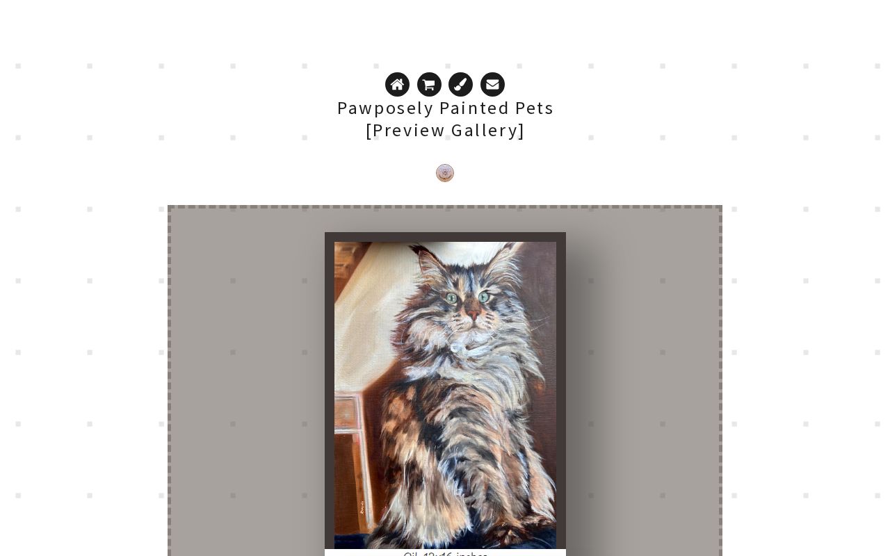 Pawposely Painted Paintings Gallery